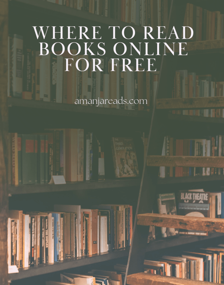 Where to Read Books Online for Free - Amanja Reads Too Much